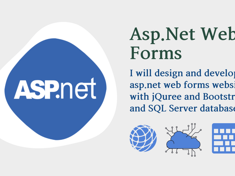 Responsive ASP.NET website with admin section | Upwork