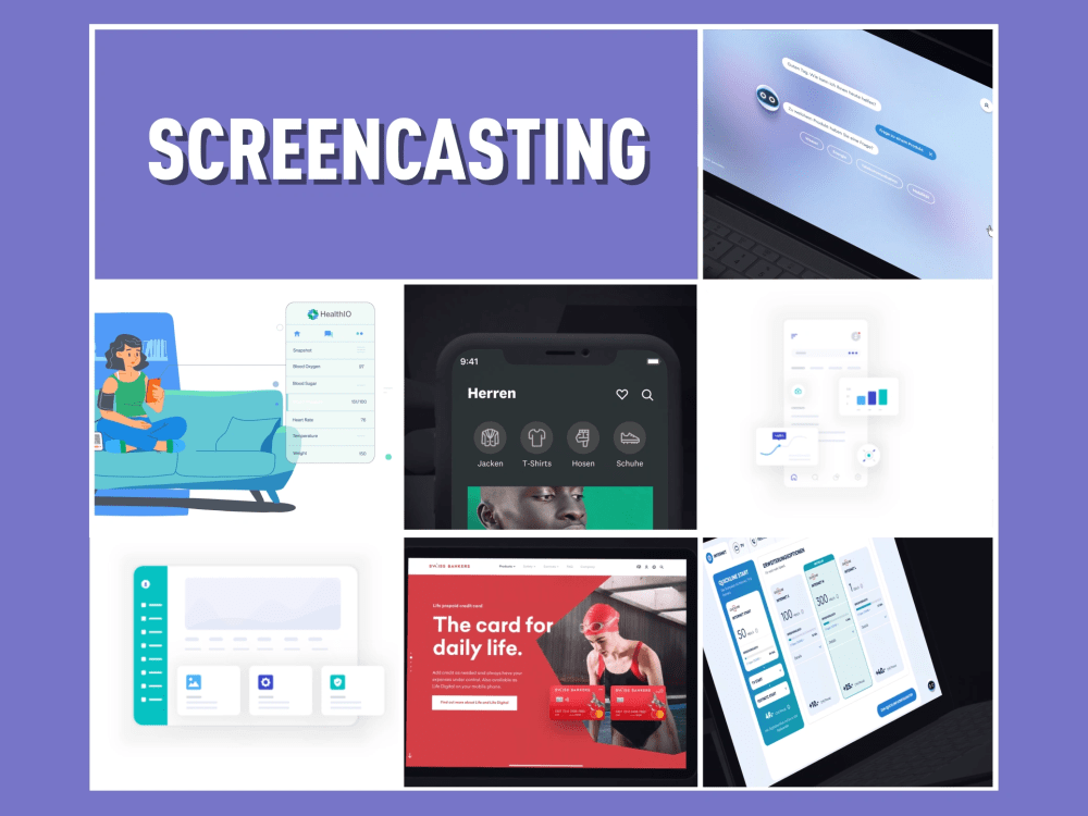 An amazing Screencasting Video with animated interface elements | Upwork