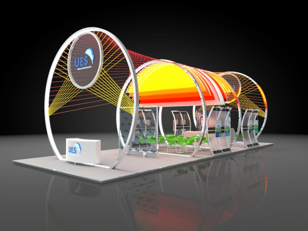 A professional exhibition/ tradeshow stand design | Upwork