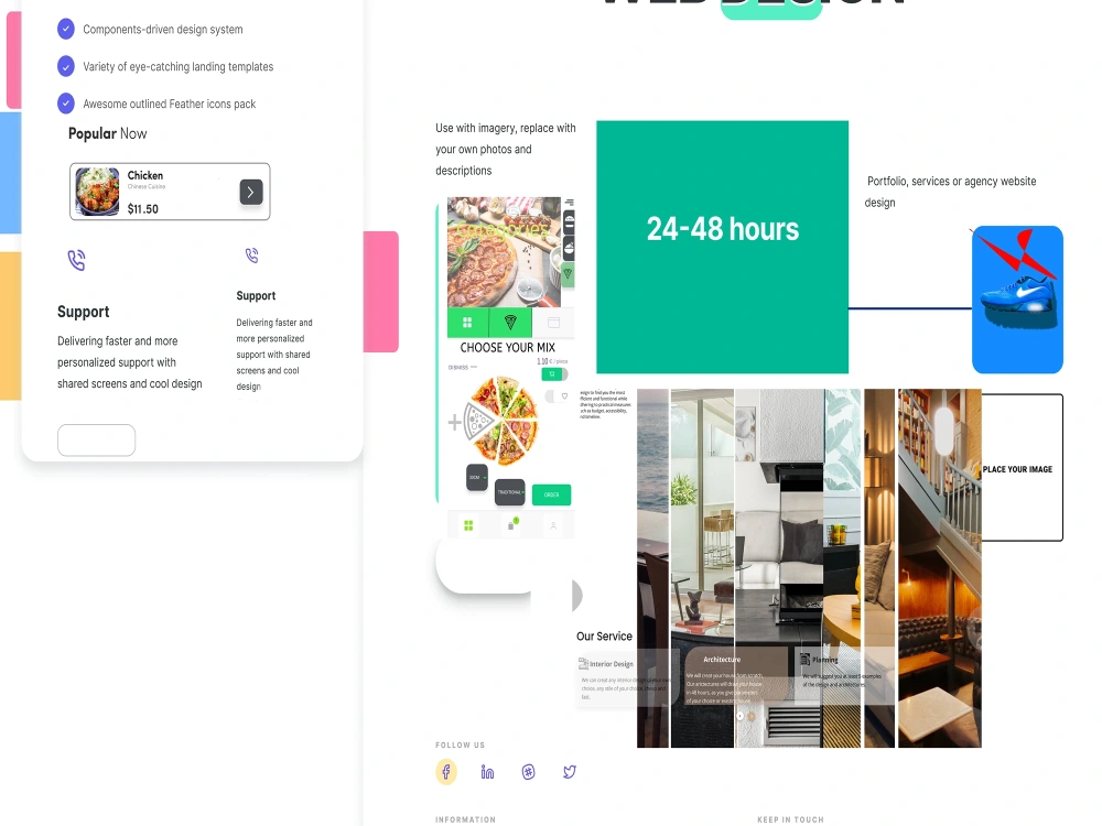 Multi pages Website design within 12-48 hours. | Upwork