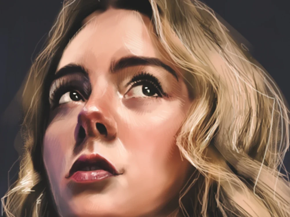 A stylized digital portrait. | Upwork