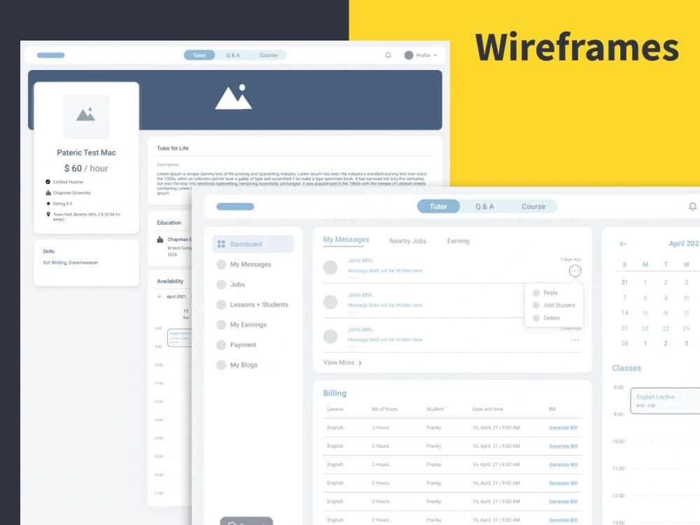 UX/UI: Strategy, Flowcharts, Wireframes, and UI for your web app(s ...