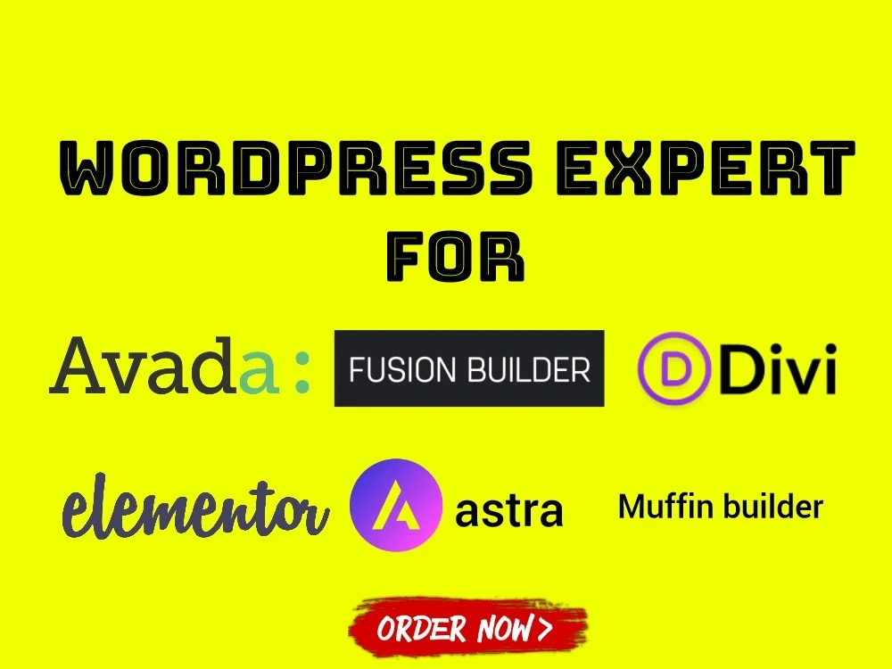 Divi, Avada theme, Fusion, Betheme, Muffin builder, Astra, Elementor expert | Upwork