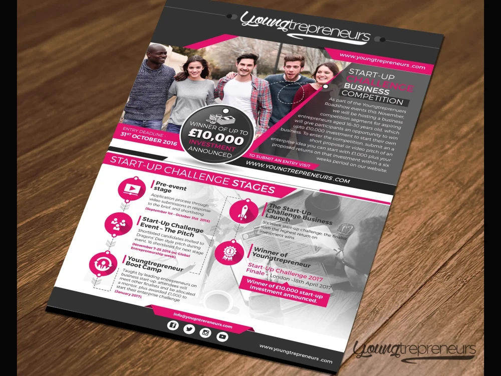 A Creative and Engaging Flyer to Bring More Queries in Your Business ...