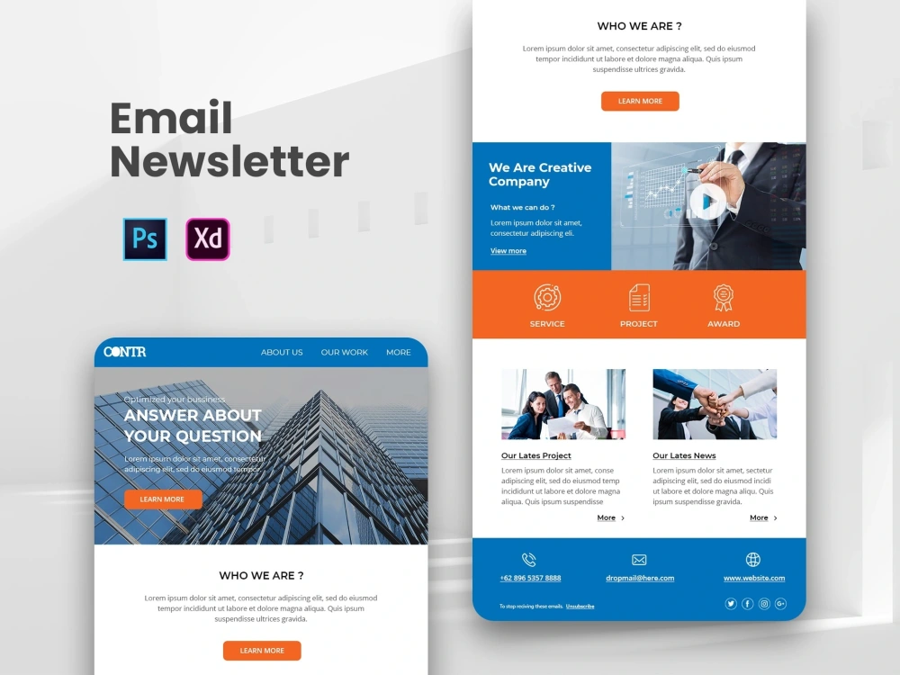 Responsive HTML Email Template Design and Development | Upwork