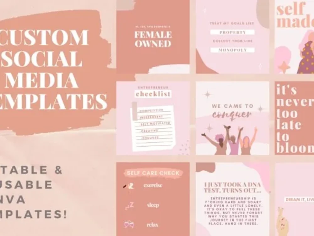 A design a canva templates for your social media posts | Upwork