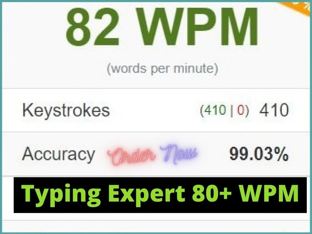 Data Entry Specialist with 80 WPM Typing Speed 100% Accuracy | Upwork