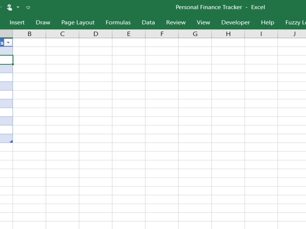 A Personal Finance Tracking Dashboard (Excel || Power BI) | Upwork