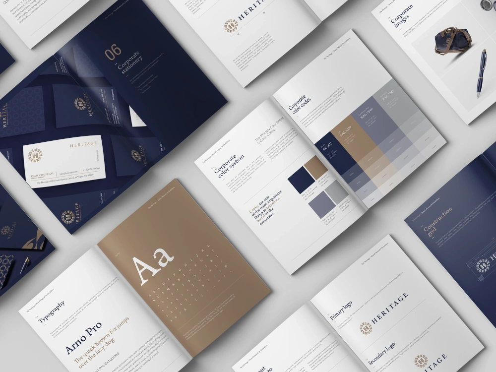 A modern logo and brand identity/style guide for your business. | Upwork