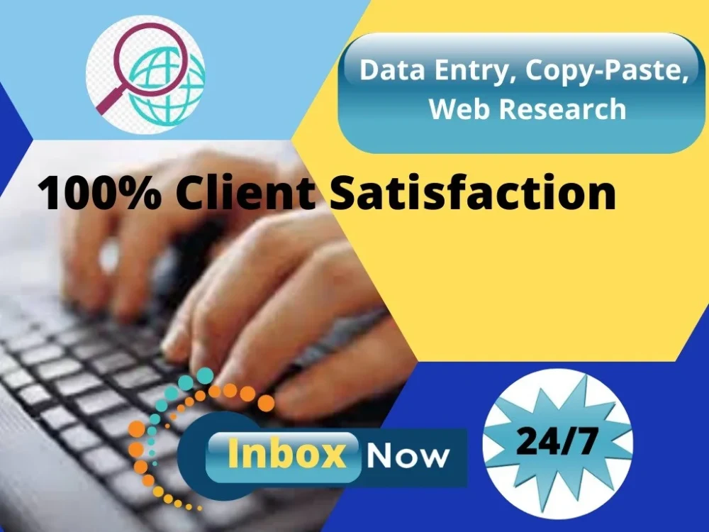 Online and Offline Data Entry, Copy-Paste, Web Research Services | Upwork