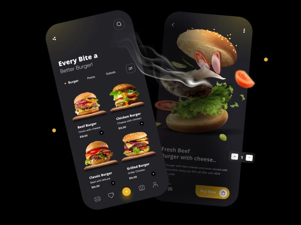 A classy and attractive mobile app design | Upwork