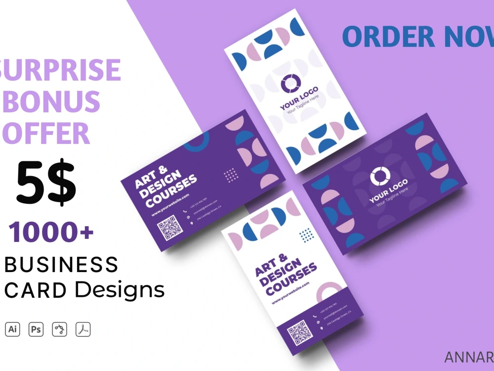 A Professional Business Card Design in 24 hrs | Upwork