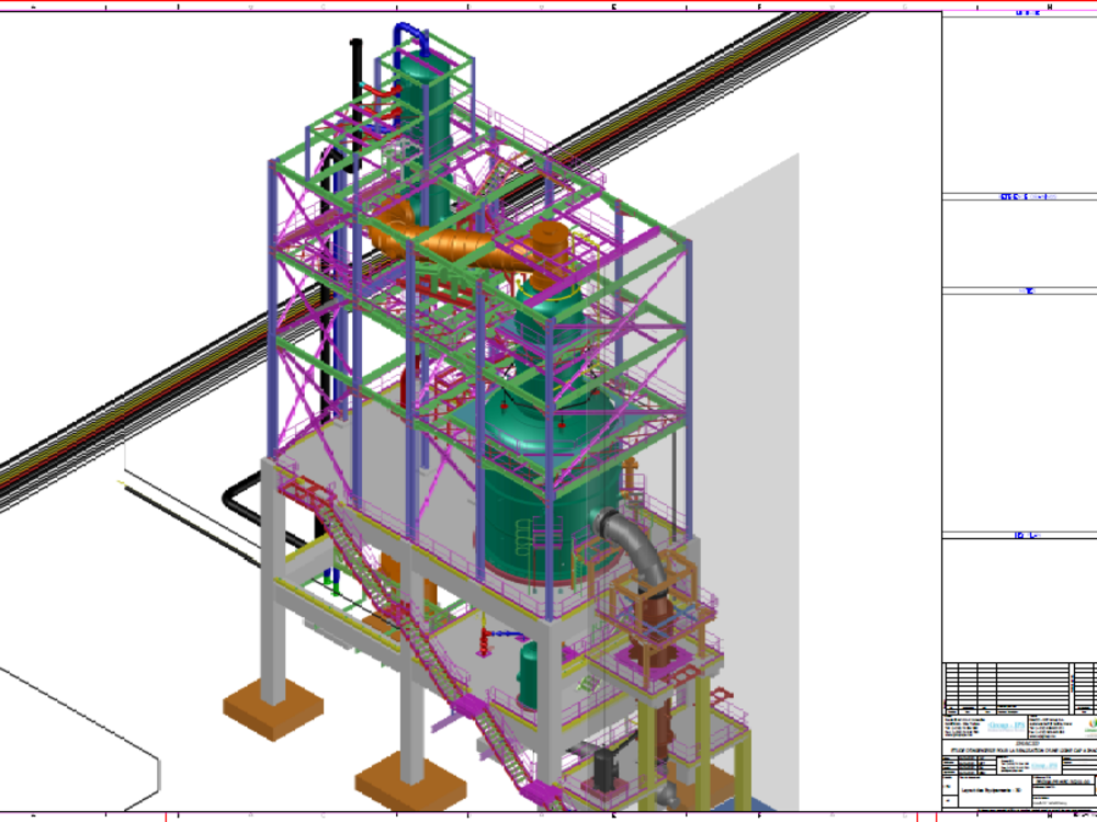 Modeling/Drafted with SolidWorks, autocad plant dwg and 3D Naviswork ...