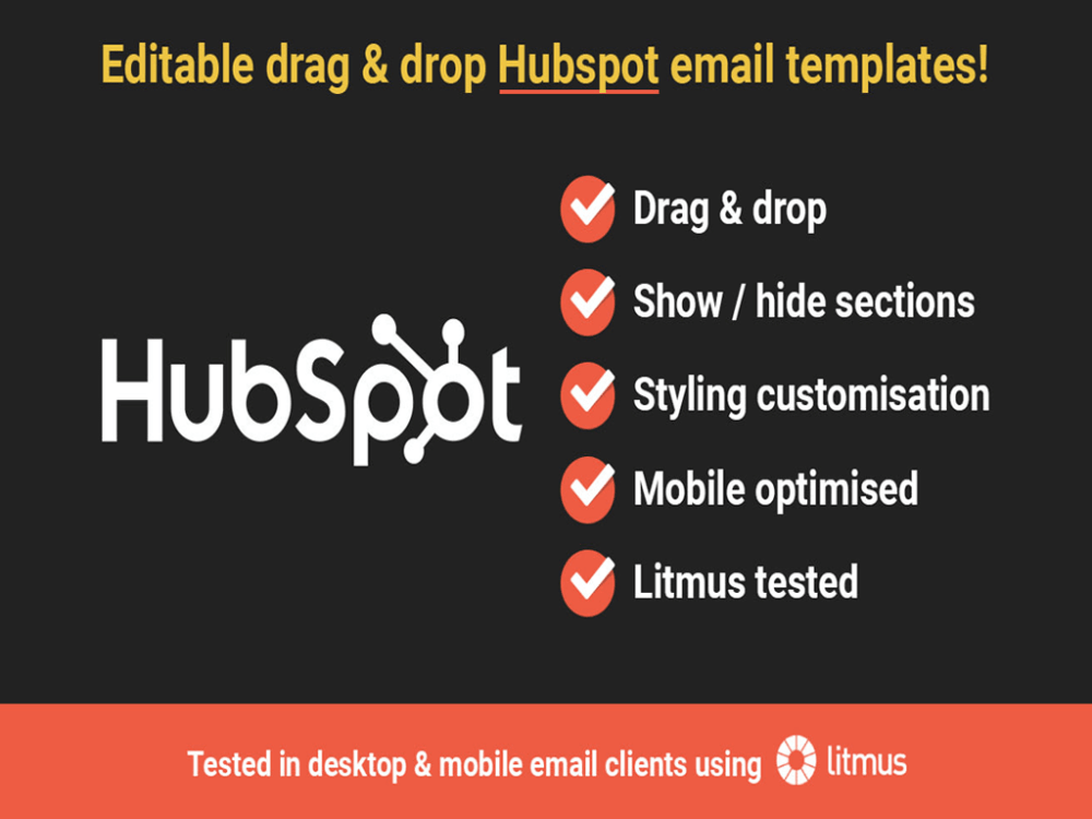 A editable hubspot email templates | Upwork