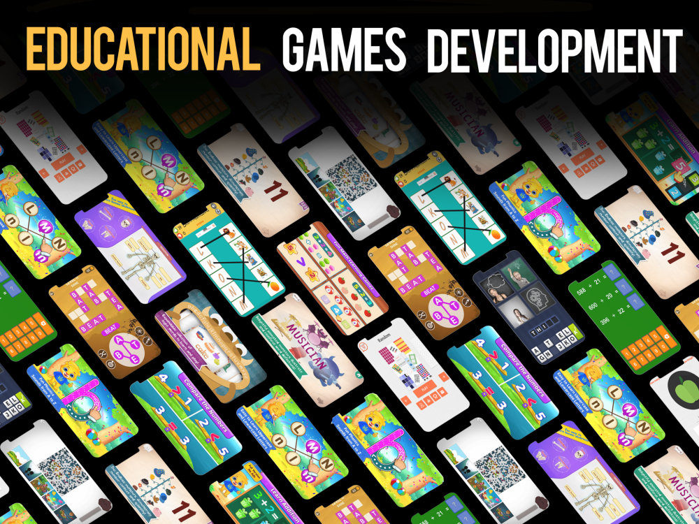 Professional Educational Game and Kids Learning Game Development ...