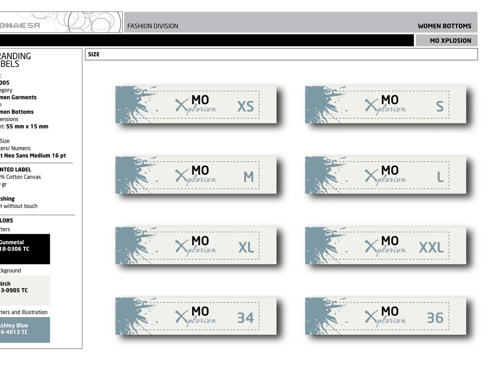 Professional Clothing Label, Clothing Tag, and Washing Label Design ...