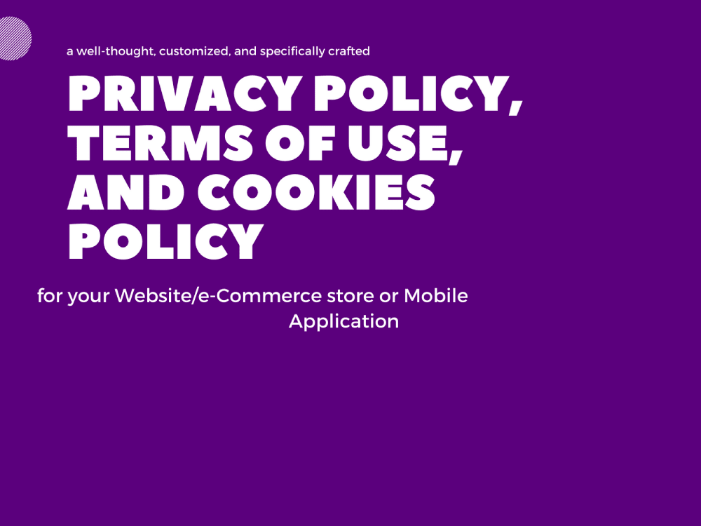 Privacy policy, refund policy, website policy, disclaimer & GDPR Policy ...