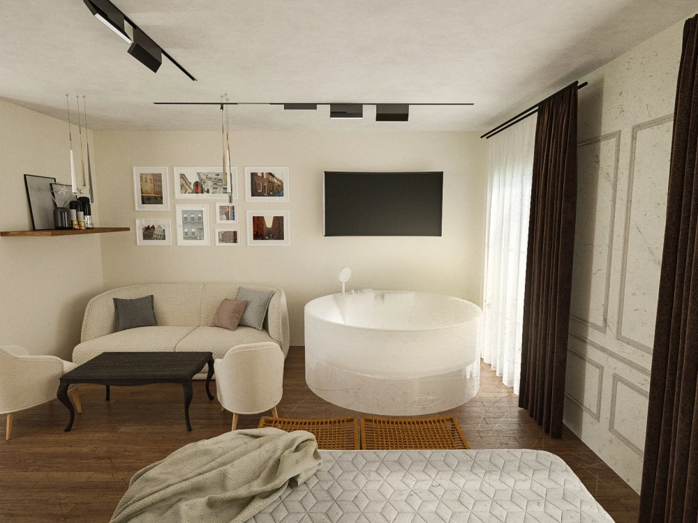 A realistic interior design for your space | Upwork