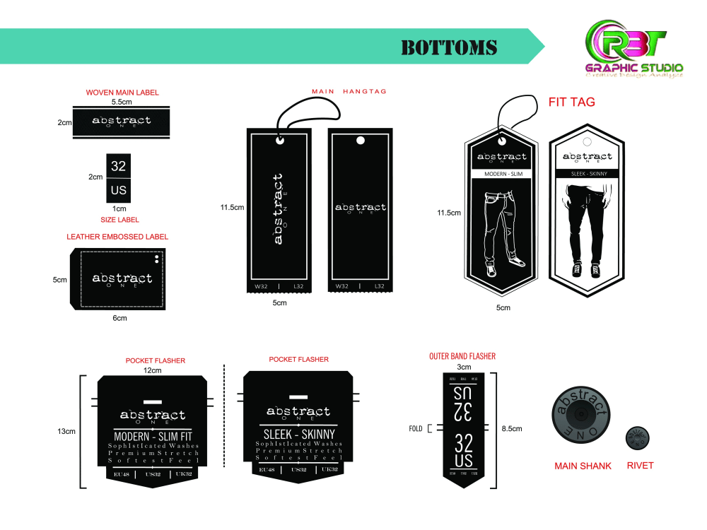 Professional Clothing Label, Clothing Tag, and Washing Label Design ...