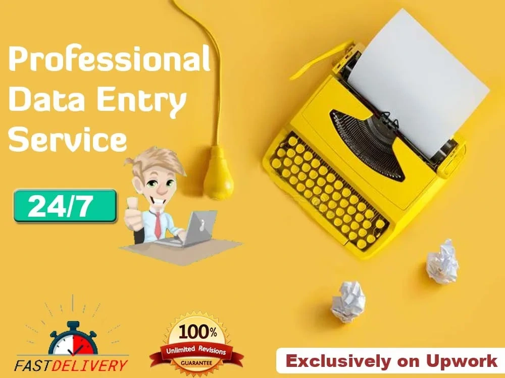 Fast and Professional data entry services | Upwork