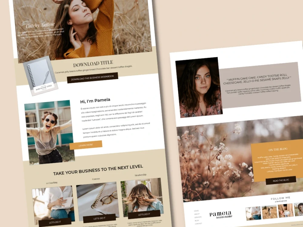 A stunning 4-page website in a week | Upwork