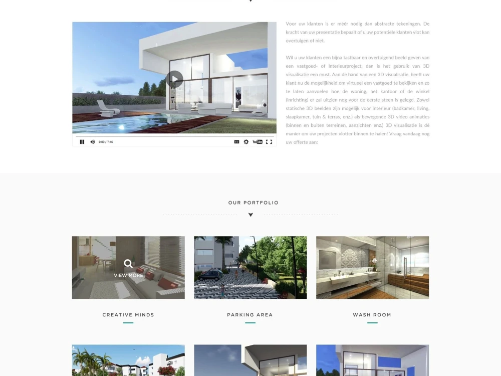 Minimal modern Website landing page design | Upwork