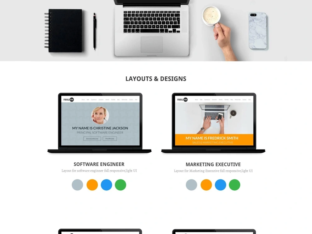 Minimal modern Website landing page design | Upwork