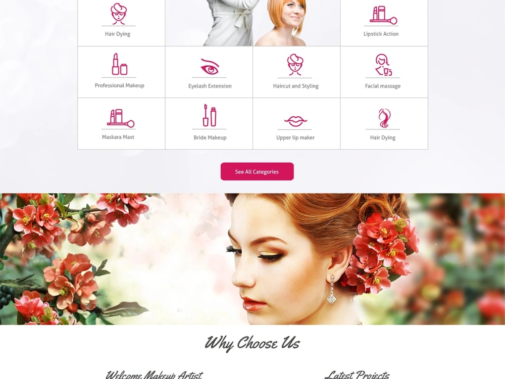 Minimal modern Website landing page design | Upwork