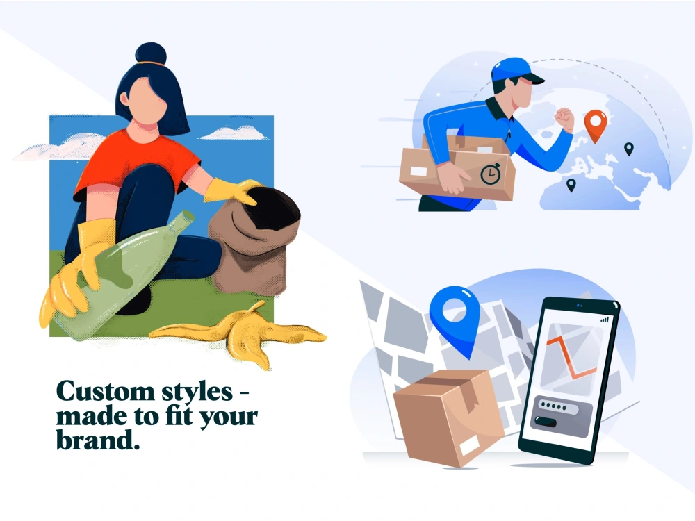 Amazing custom made illustrations for your business | Upwork