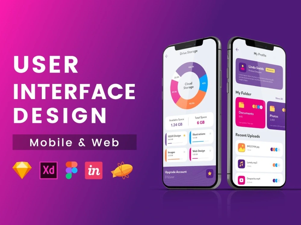 User Interface Design for Web Applications and Mobile Apps UI UX | Upwork