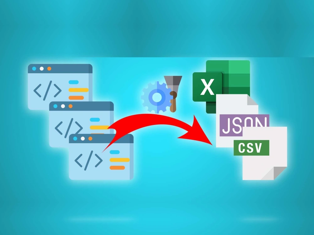 Data scraped from website into Excel/CSV/MySQL | Upwork