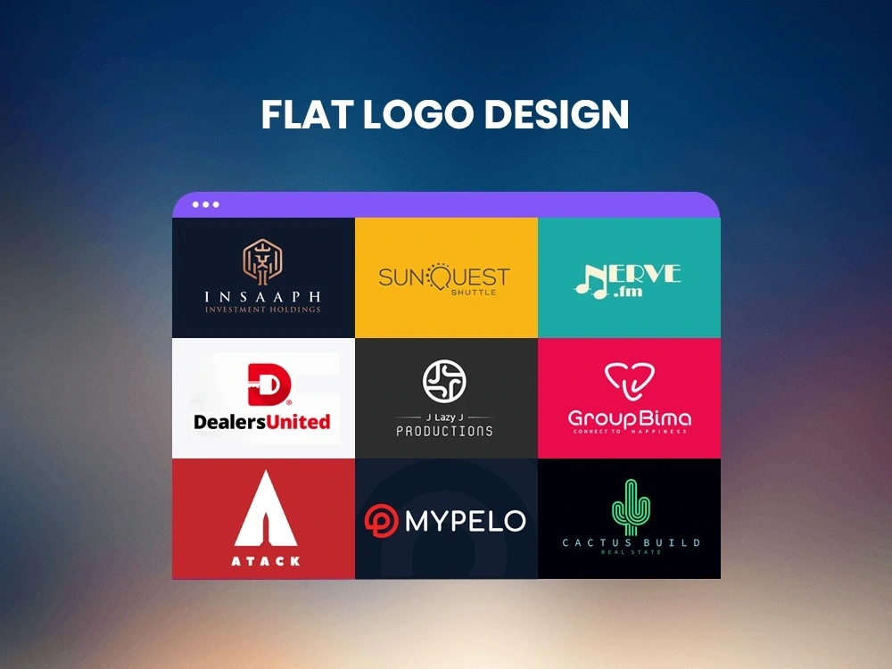 Unique attractive flat logo designs for your business | Upwork