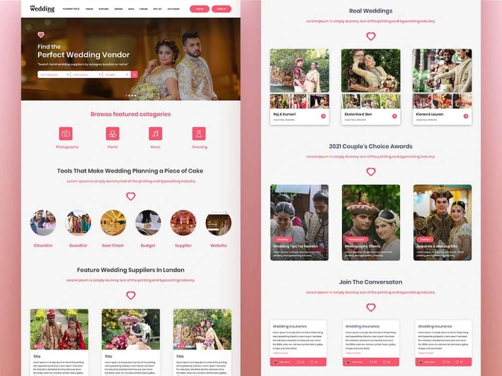 An attractive and responsive UI/UX design for your website | Upwork
