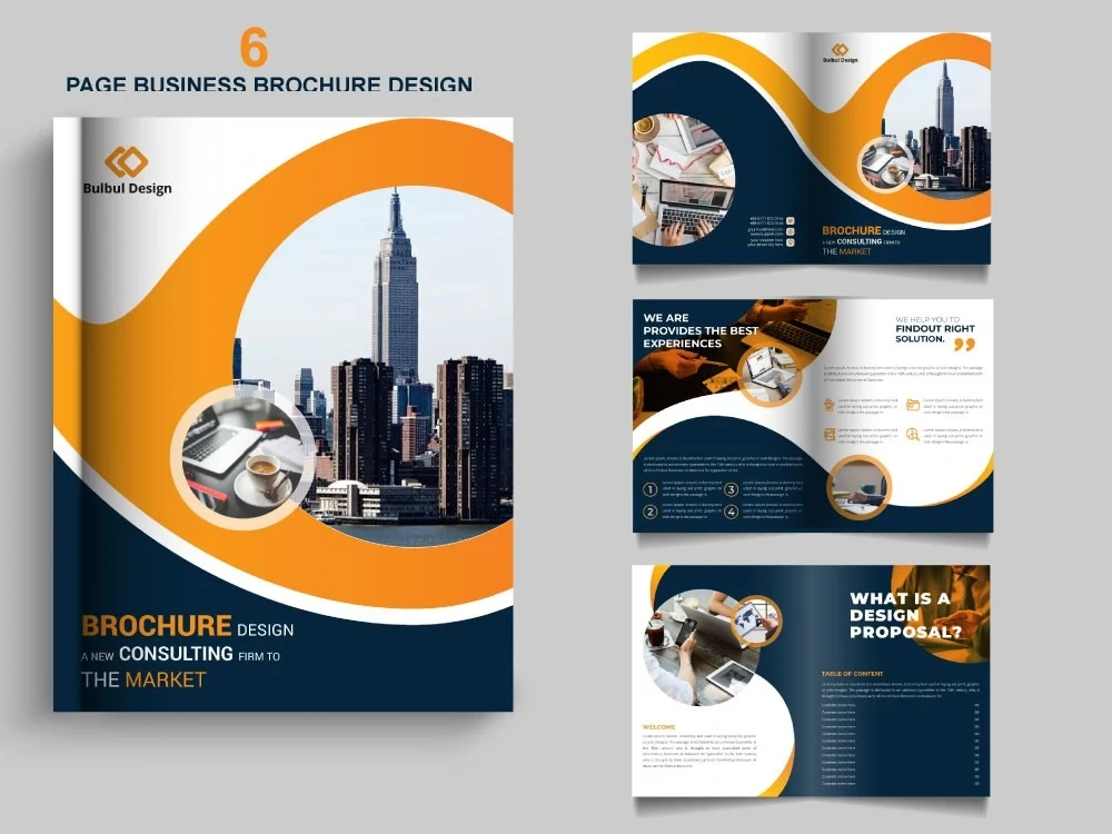 Brochure design, annual report, company profile, corporate brochure ...