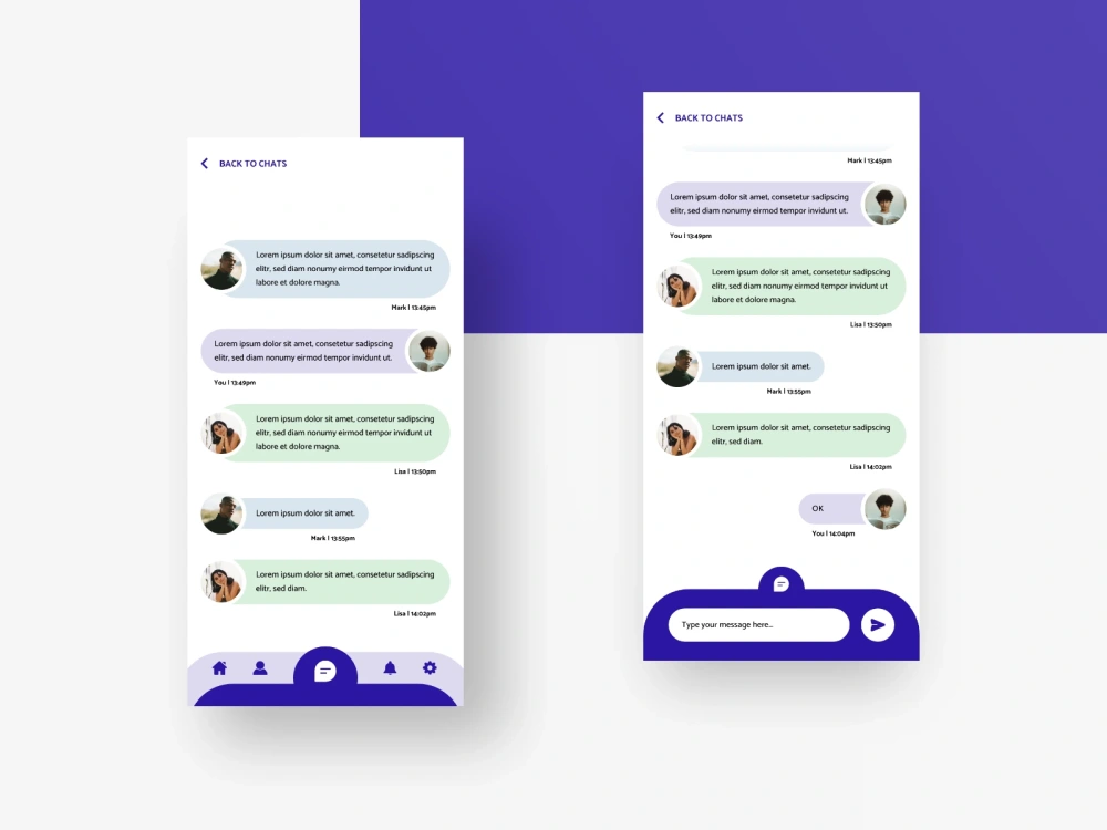 A professional interface design for your website/app | Upwork