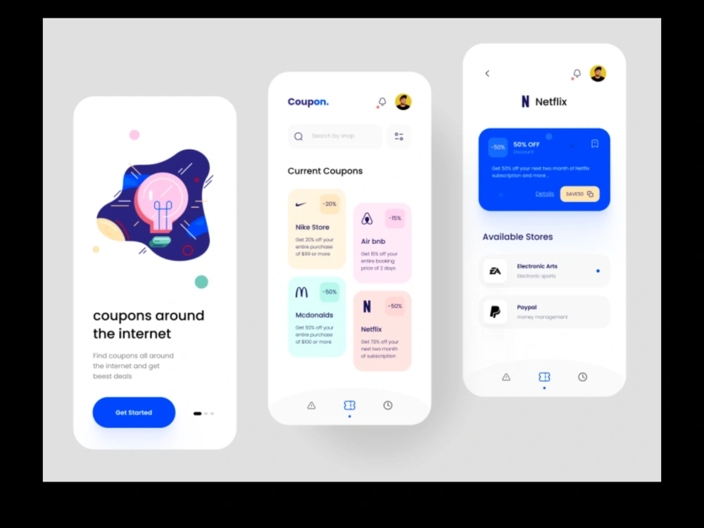 Modern Mobile UI/UX Design | Upwork
