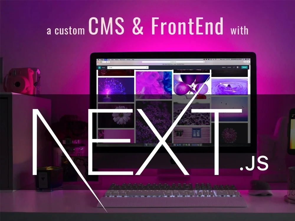 A CMS based on NextJS and an entegrated frontend from your design. | Upwork