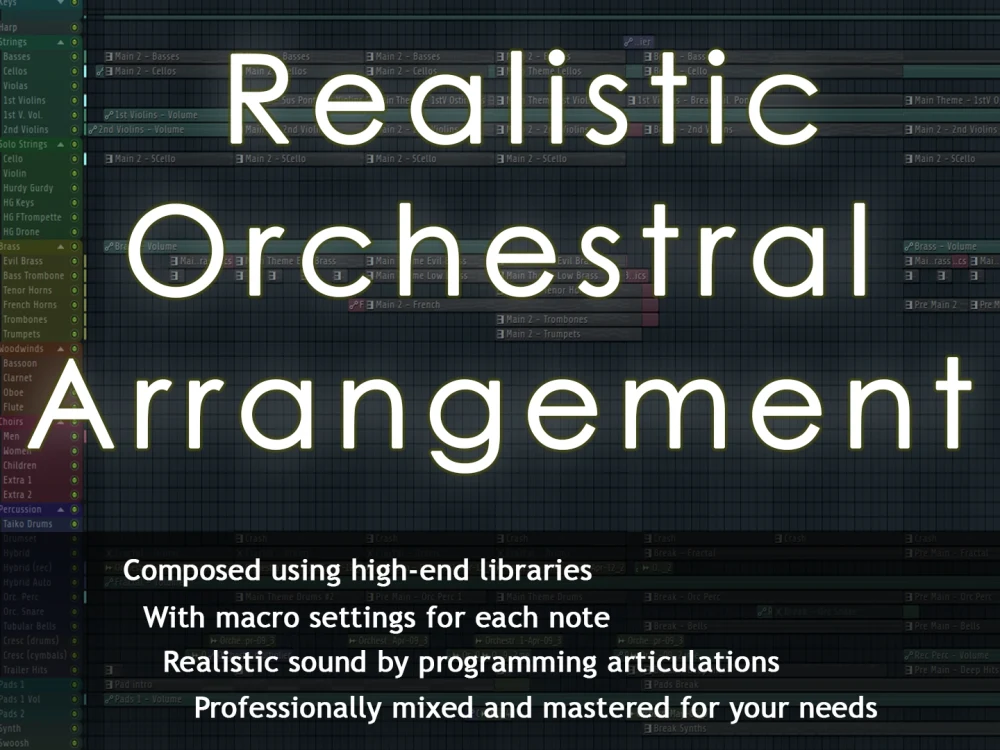 A High Quality and Realistic Orchestral Arrangement for Your Media ...
