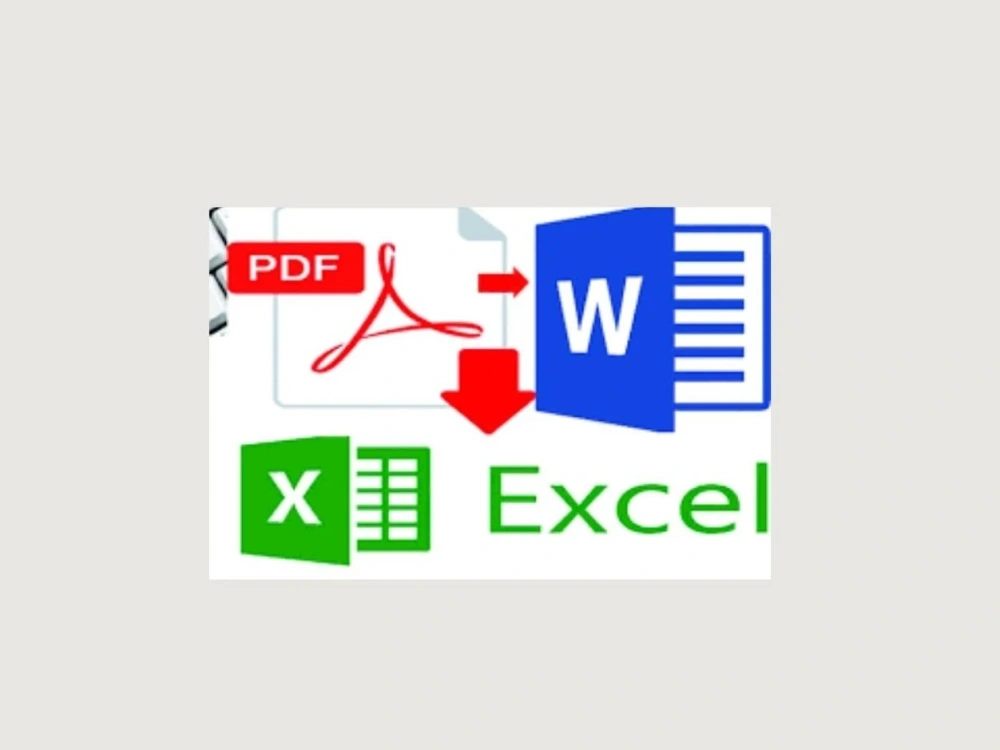Conversion of your file from PDF to Word or Excel format | Upwork