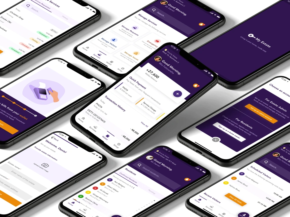 A mobile app UI UX design (Responsive & Professional) | Upwork