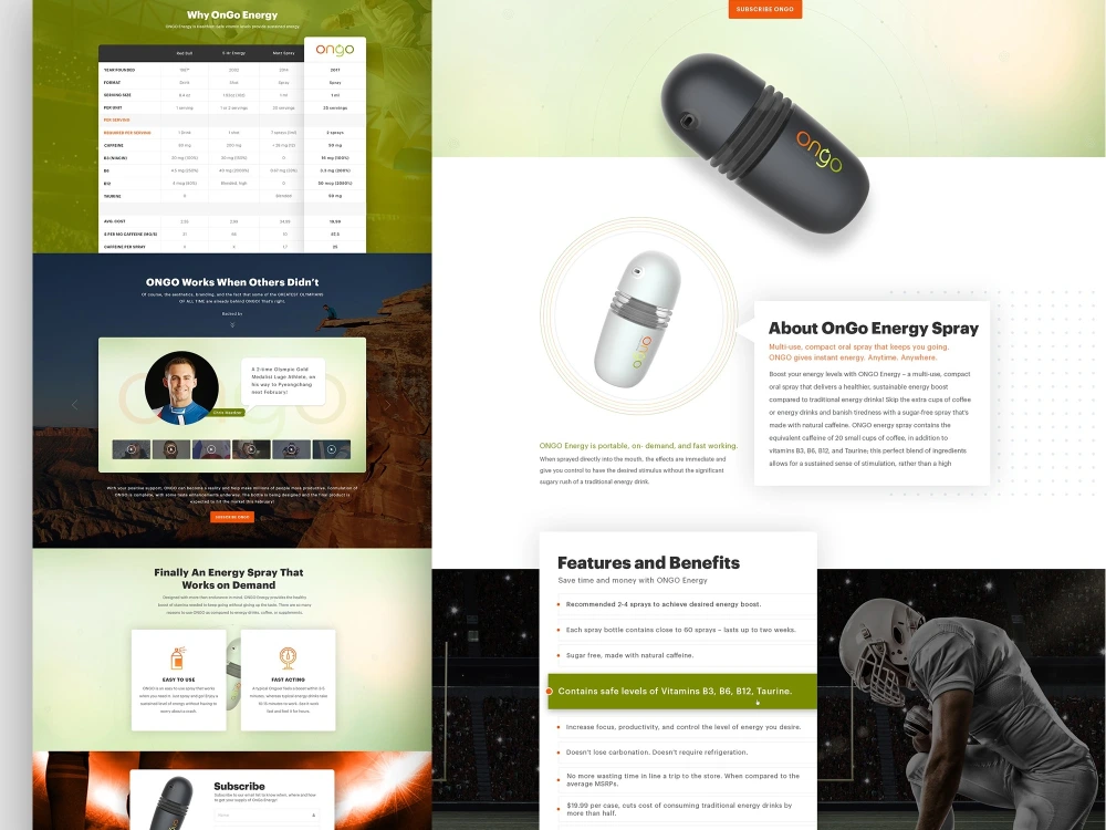 A Custom Landing Page design | Upwork