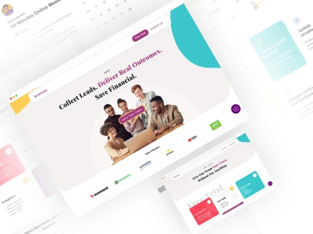 Atractive and responsive landing page for Wordpress and Bootstrap | Upwork