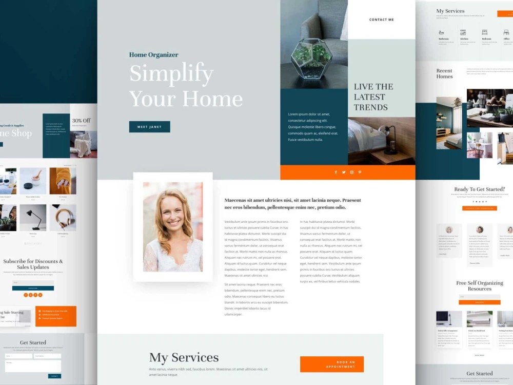 A stunning, responsive wordpress website design/development | Upwork