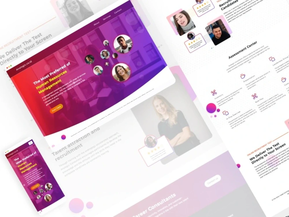 Atractive and responsive landing page for Wordpress and Bootstrap | Upwork