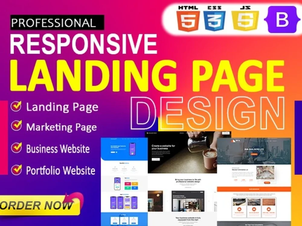 A professional responsive landing page or full website | Upwork