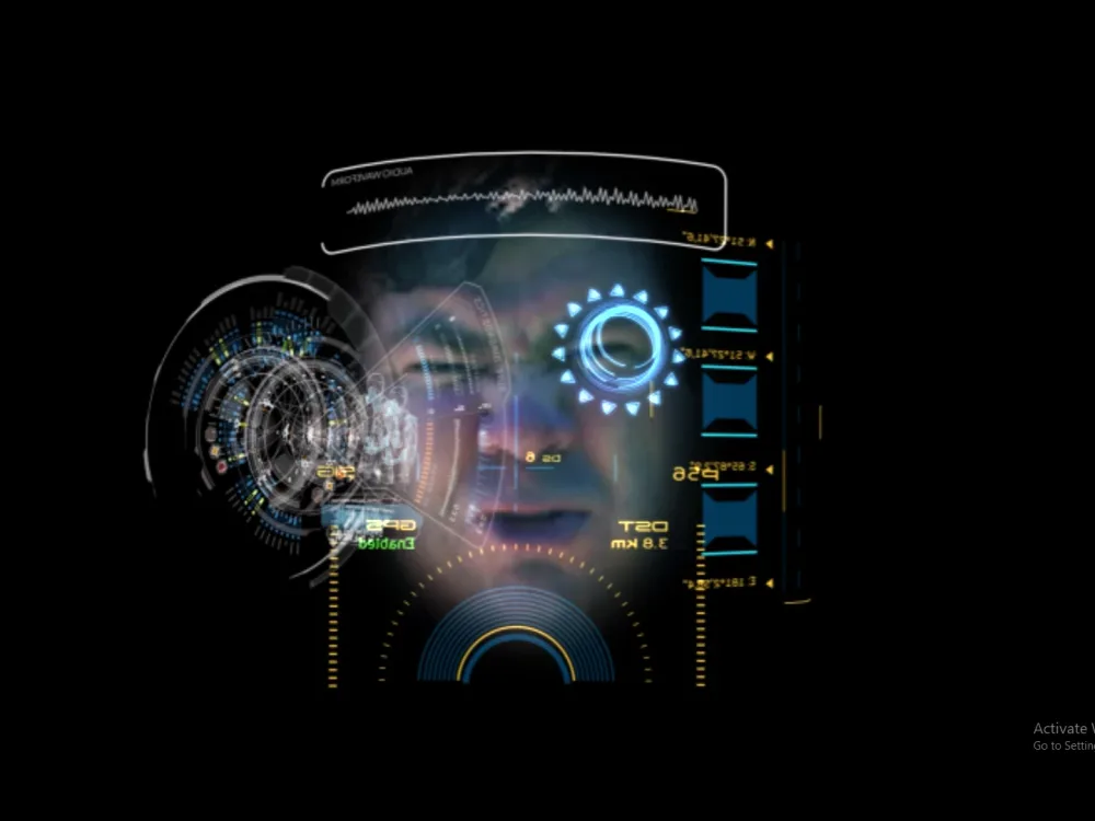 Iron man hud or terminator face effects in your face. | Upwork