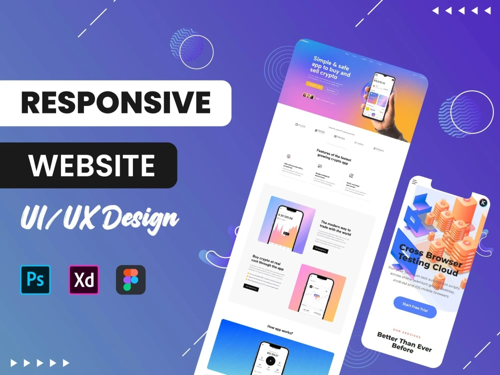 Eye catchy UI/UX website design for your business | UI/UX design in ...