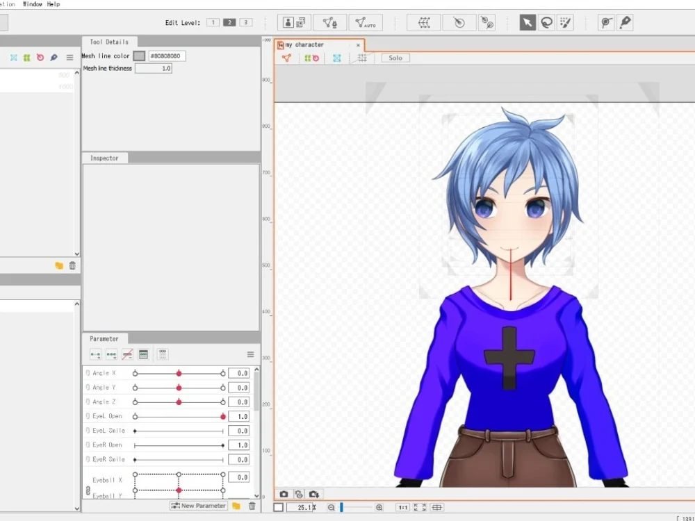 Professional live2d model/avatar for facerig, vtuber, character ...