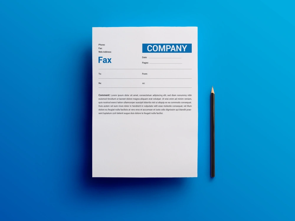 Professional fax cover sheet design | Upwork