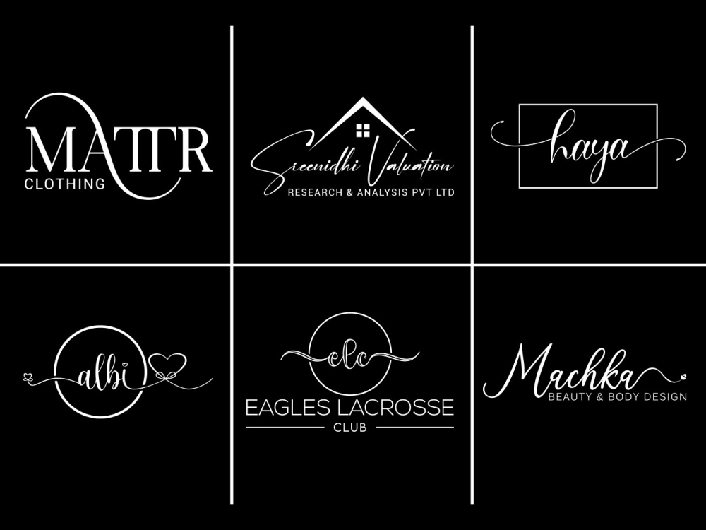 Scripted, Signature, Cursive logo design | Upwork